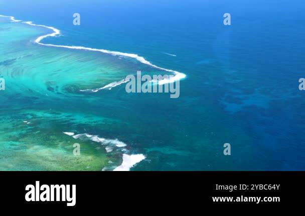 Explore the natural wonders of underwater waterfalls. This video shot ...