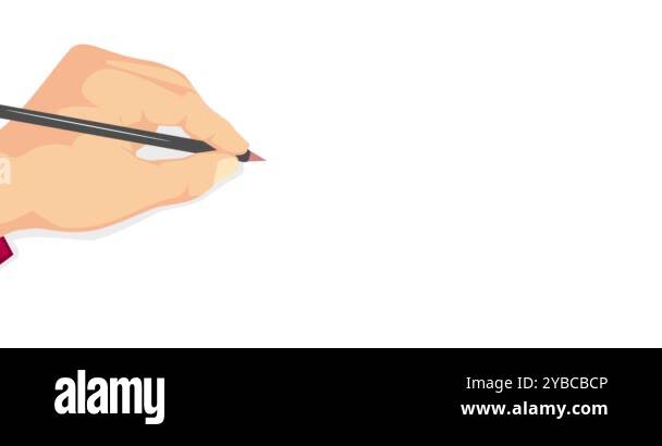 Handwriting alphabet vector hand Stock Videos & Footage - HD and 4K ...