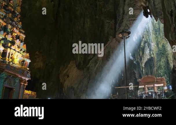 Kuala Lumpur, Malaysia - June 7, 2024: Batu Caves interior with main Hindu Temple, Selangor ...