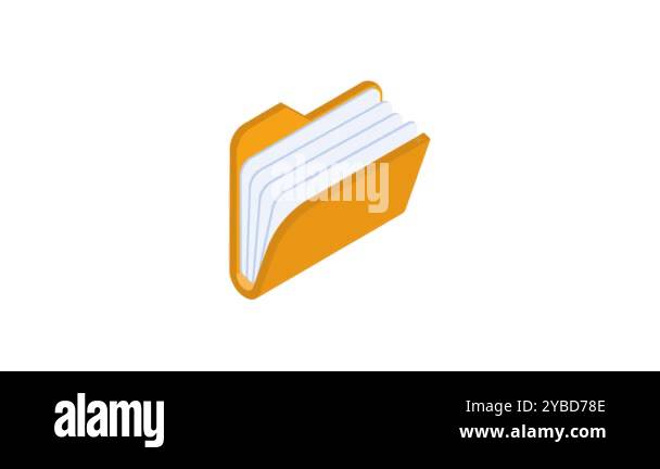 Secure files folder with paper documents Stock Videos & Footage - HD ...