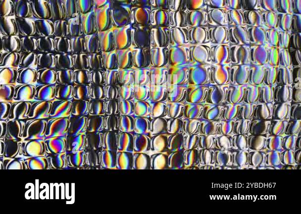 Looping animation of a visually engaging abstract bubble-wrap pattern ...