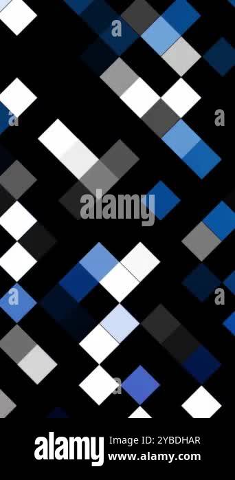 vertical animated 2d block abstract background motion overlay loop ...