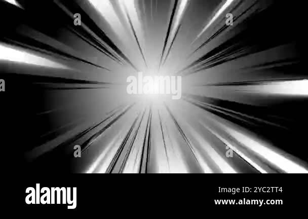 Animation Loop Anime Comic Speed Lines. Anime motion background. Fast ...
