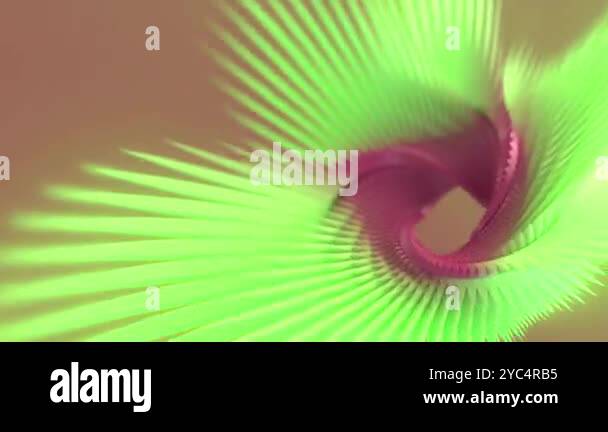 Digital loop animation of a spiraling figure in the shape of a Moebius ...