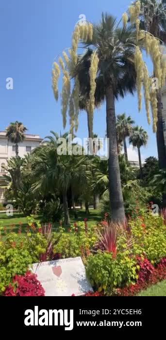 English promenade famous walkway and beach in city of Nice, French ...