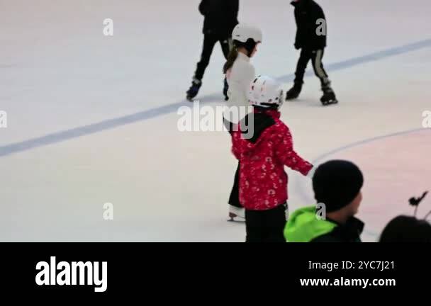 Ice skating rink helmet Stock Videos & Footage - HD and 4K Video Clips ...