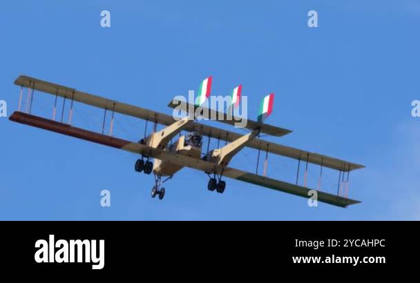 Flying open cockpit biplane Stock Videos & Footage - HD and 4K Video ...