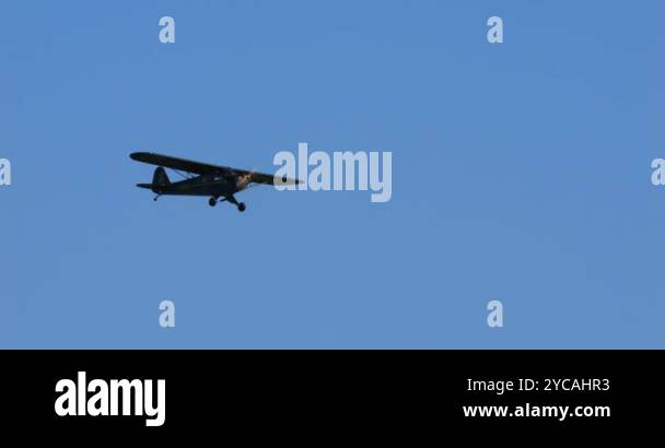 Padova Italy June 22 2024: Iconic silhouette of a Piper J-3 Cub in ...