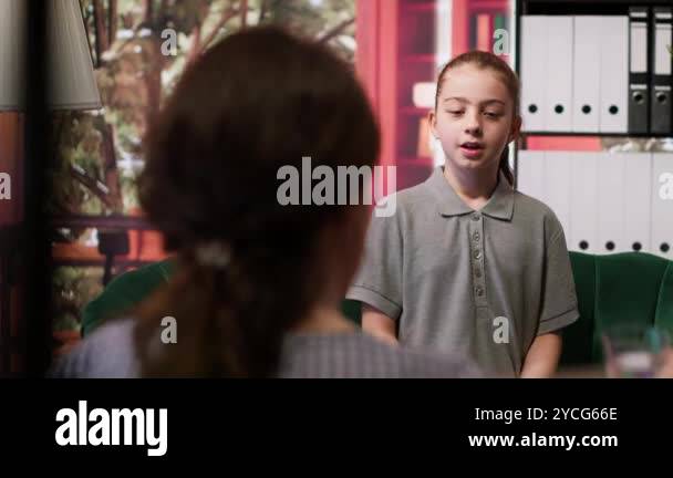 Troubled teen expressing anxiety and mental health issues during ...