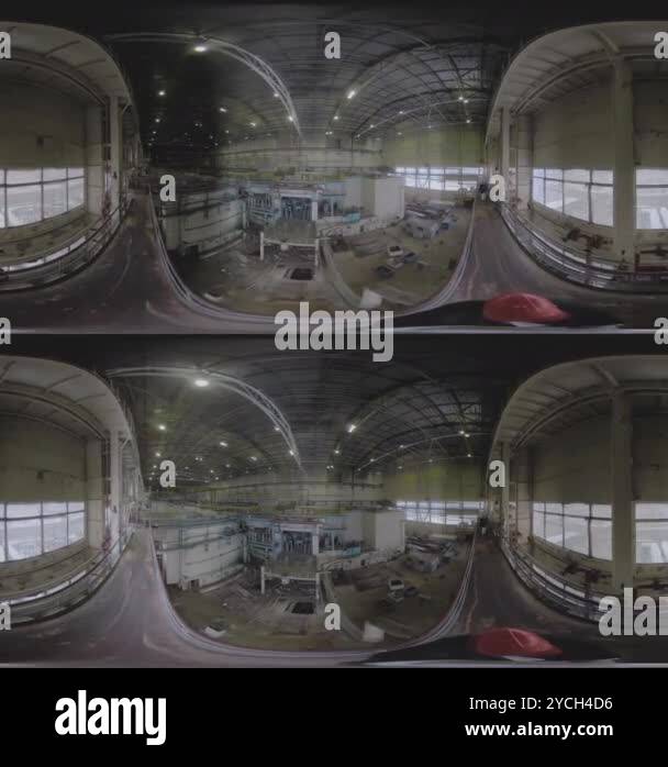 The video shows the destroyed nuclear power plant in Chernobyl, Ukraine ...