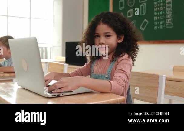 American girl learning about coding engineering prompt while diverse ...