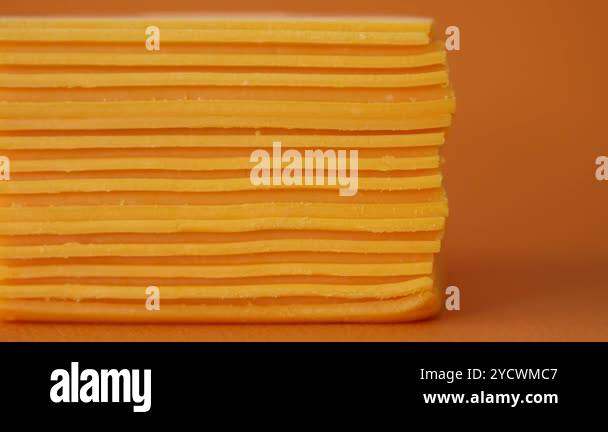 Stack yellow cheese slices Stock Videos & Footage - HD and 4K Video ...