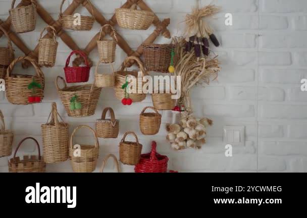 Handcrafted storage baskets Stock Videos & Footage - HD and 4K Video ...