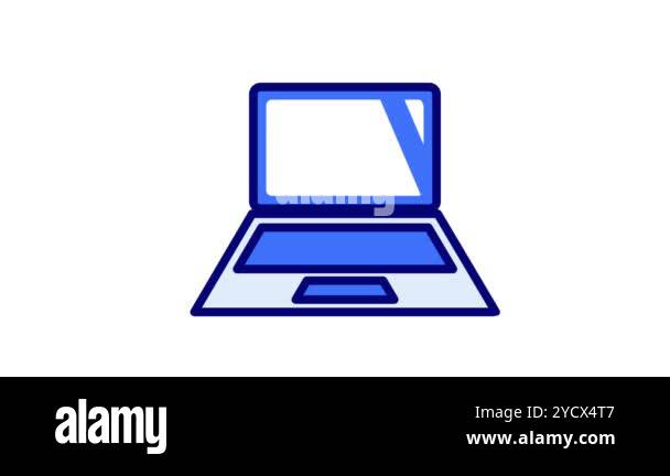 Digital monitor displaying blank Stock Videos & Footage - HD and 4K ...