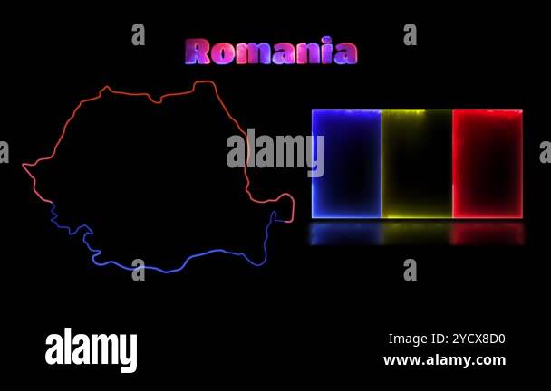Map romania national flag Stock Videos & Footage - HD and 4K Video ...