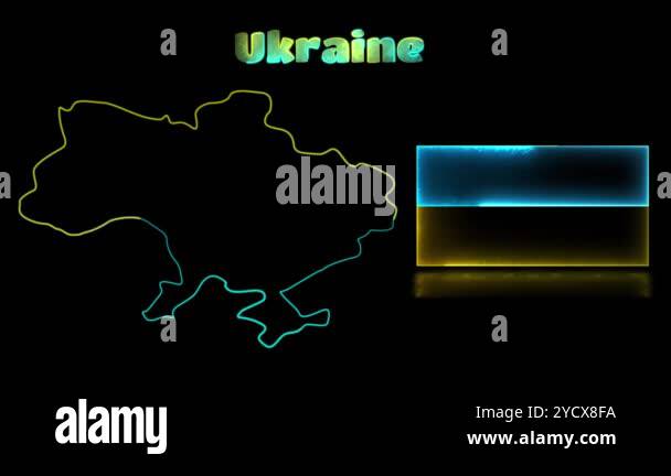 Ukraine national map Stock Videos & Footage - HD and 4K Video Clips - Alamy