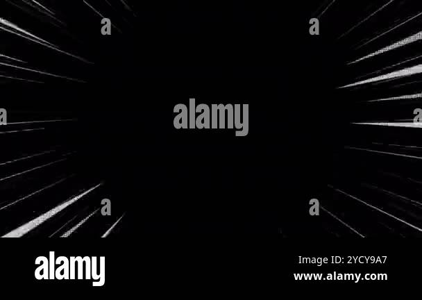 Animation Anime motion speed lines video overlay template manga style ...