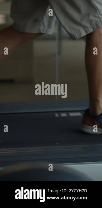 Dynamic and energetic leg movements captured within a vibrant fitness ...