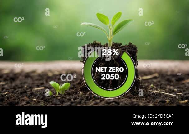 Net Zero Emissions 2050 Countdown Animation Net zero , carbon neutral ...