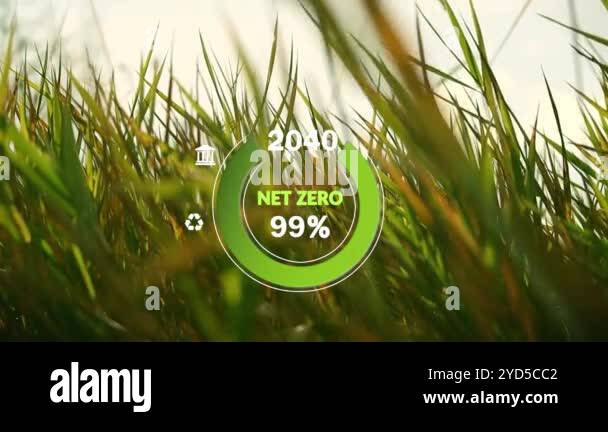 Net Zero Emissions 2050 Countdown Animation Net zero , carbon neutral ...