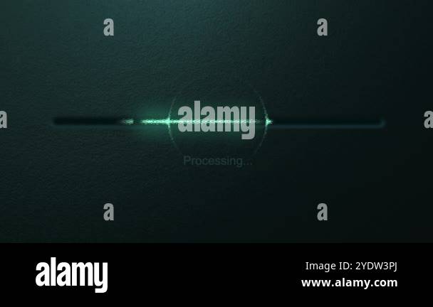 A minimalist digital image illustrating a loading bar that represents ...