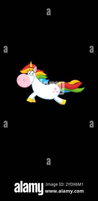 Unicorn magical animal black Stock Videos & Footage - HD and 4K Video ...