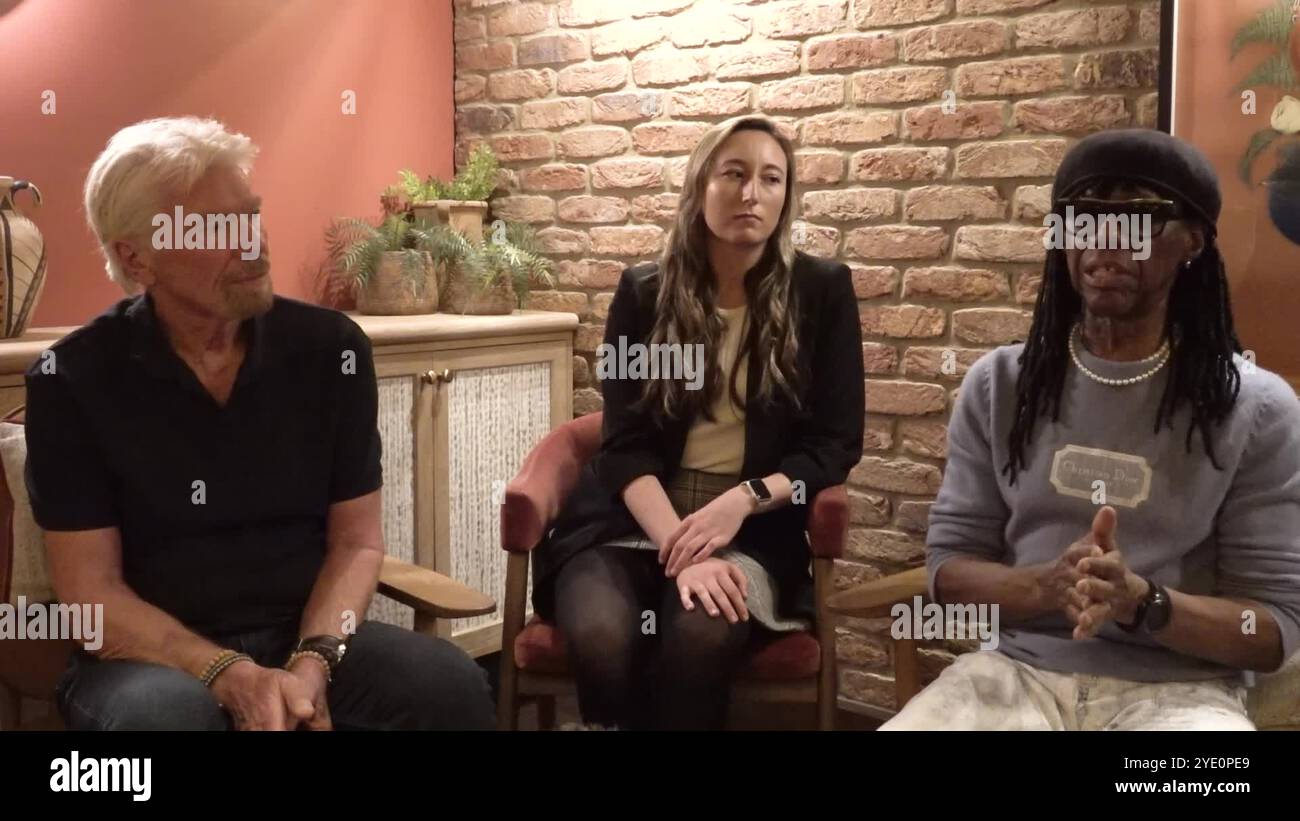 Interview with Sir Richard Branson, Nile Rodgers ahead of Virgin Unite ...