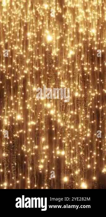 Looping animated Christmas background of falling shooting stars on ...