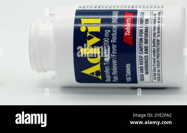 Advil bottle Stock Videos & Footage - HD and 4K Video Clips - Alamy