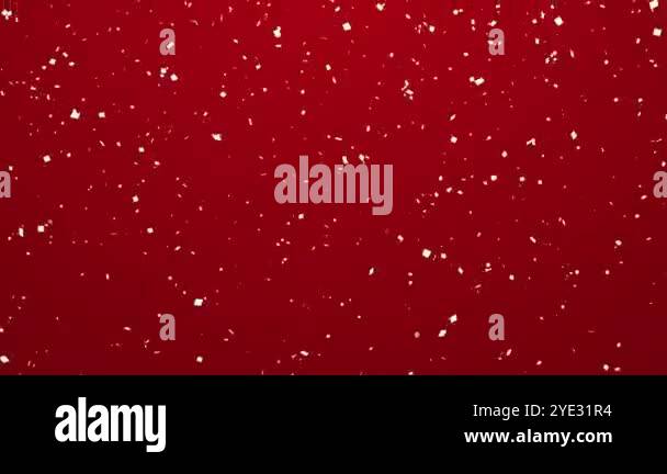 Red background white particles, festive background of fireworks and ...