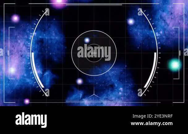 Abstract Space background with colorful shining stars against backdrop ...