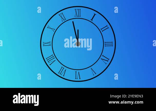 Roman numerals on clock Stock Videos & Footage - HD and 4K Video Clips ...