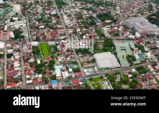 Iloilo, Philippines - May 22: City with modern buildings and ...
