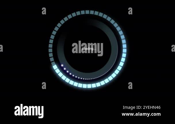 A sleek and visually captivating loading animation that displays ...