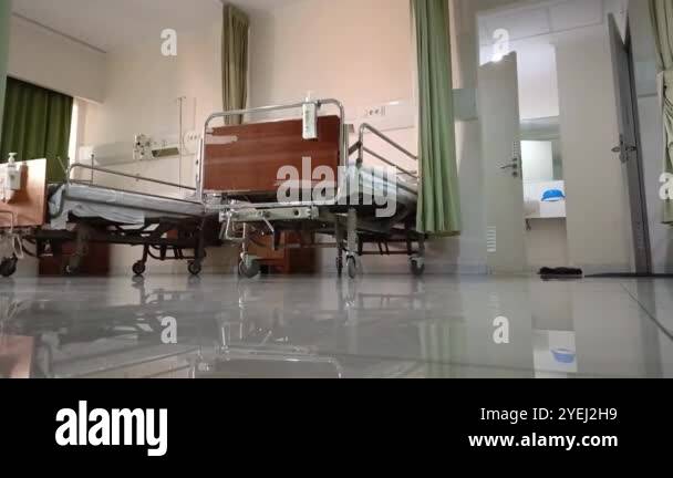 Set of IV fluid intravenous saline drip hospital room, Medical Concept ...