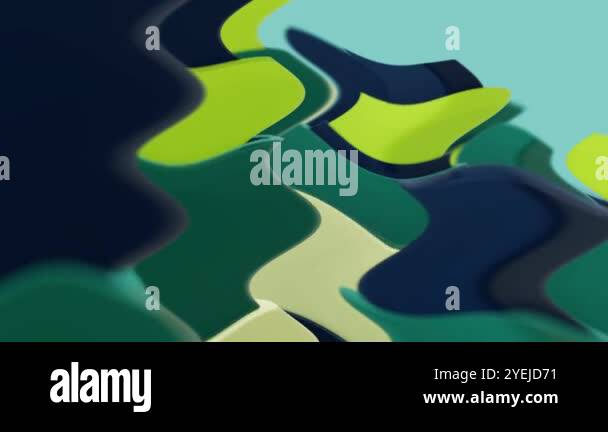 Abstract green blue shapes Stock Videos & Footage - HD and 4K Video ...