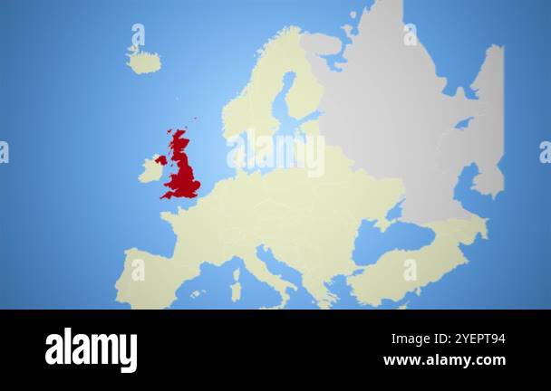 Atlas map of british isles Stock Videos & Footage - HD and 4K Video ...