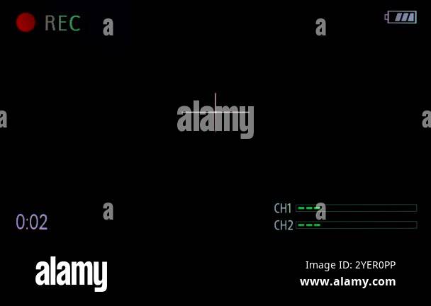 Camera frame viewfinder screen of video recorder digital display ...