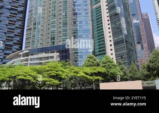 Singapore- 27 Oct 2024: View of The Sail building in Marina Bay, a ...