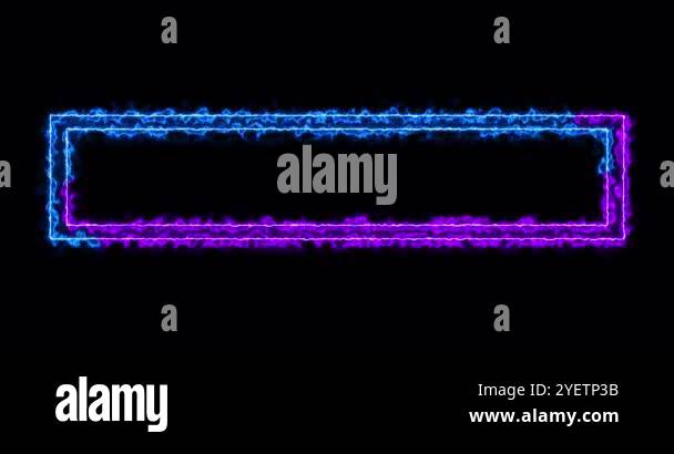 Neon cool moving color animated designed lower third in 4K. Animated ...