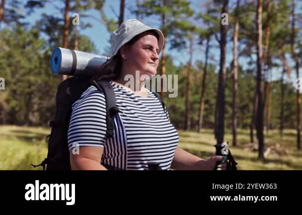 Join an inspiring plus size hiker as she embarks on a solo journey ...