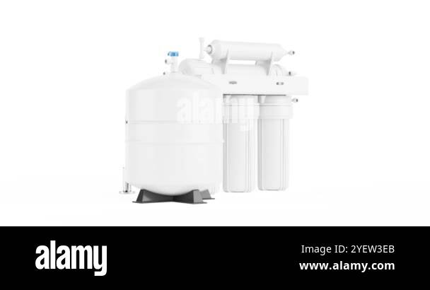 4k Resolution Video: Water Filtration System with Five Stages of ...