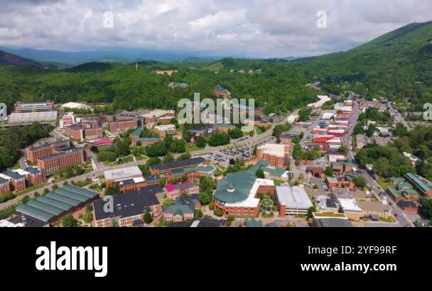 Historical American town Boone North Carolina Appalachian mountains ...