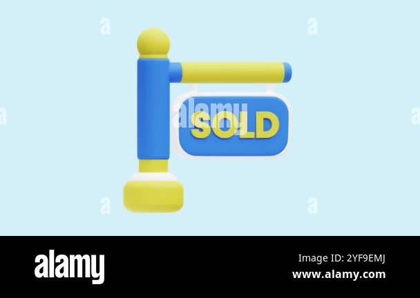 Sold sign board Stock Videos & Footage - HD and 4K Video Clips - Alamy