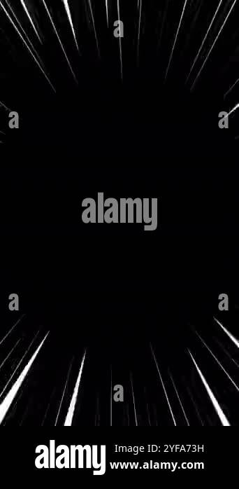 Vertical footage animation Anime motion speed lines video overlay ...