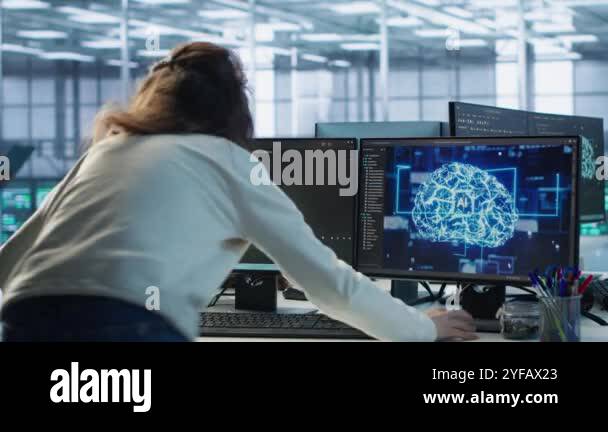 Admin panicking after computer crash affecting server room AI workloads, spamming keyboard keys ...