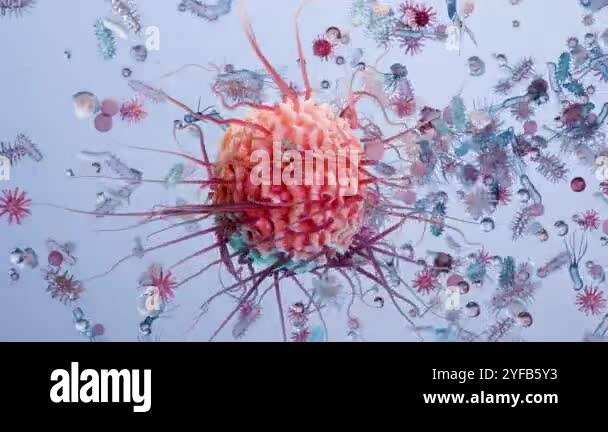 Different types of virus and bacteria and microbe and germs set ...