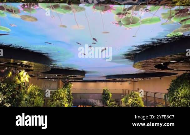 Singapore, Singapore - 30 August, 2024: High-tech decoration in the ...