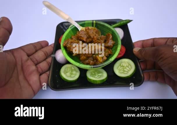 Indian Goat mutton curry in traditional style. Mutton Curry are ...