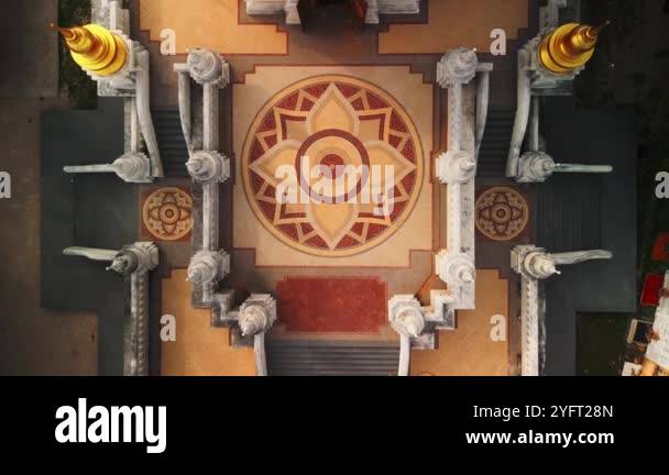 Symmetrical temple architecture Stock Videos & Footage - HD and 4K ...